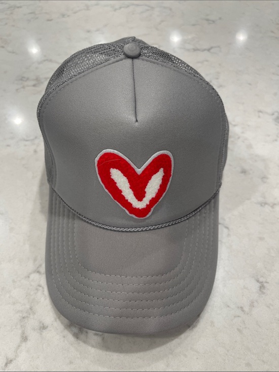 House of Shan | Accessories | House Of Shan Gray Trucker Cap With Red ...